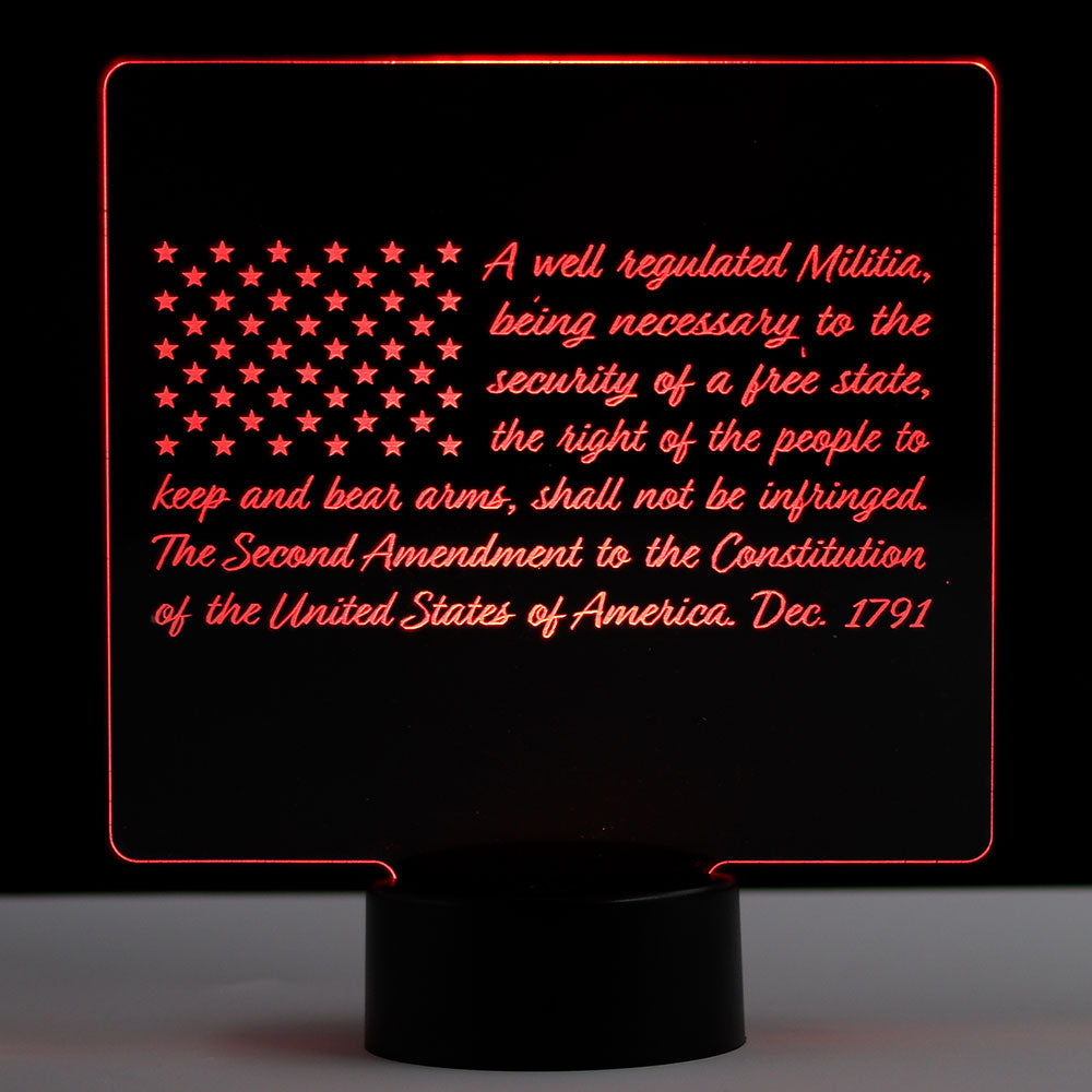 2a Flag Patriotic LED Sign 💡