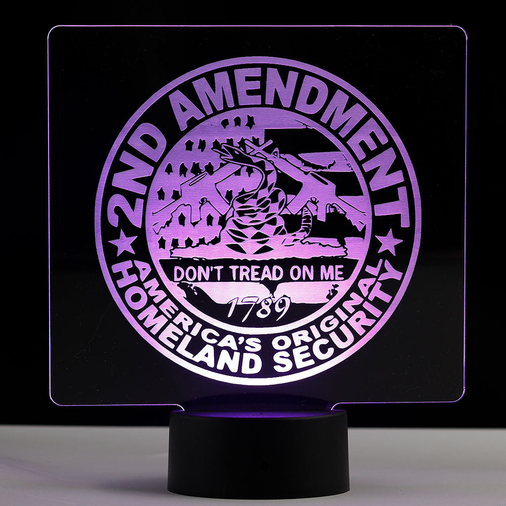 2a Security Patriotic Led Sign 💡